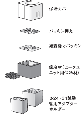 関連装置・部品｜PSL-2500用アルミブロック部品 | EYELA 東京理化器械株式会社